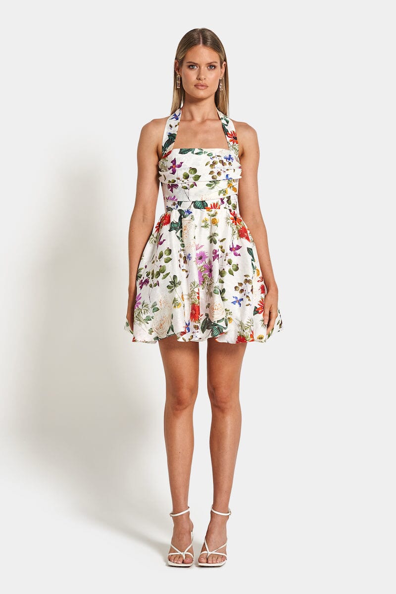 AMARA BUBBLE MINI DRESS - Enchanted Floral – SOFIA The Label